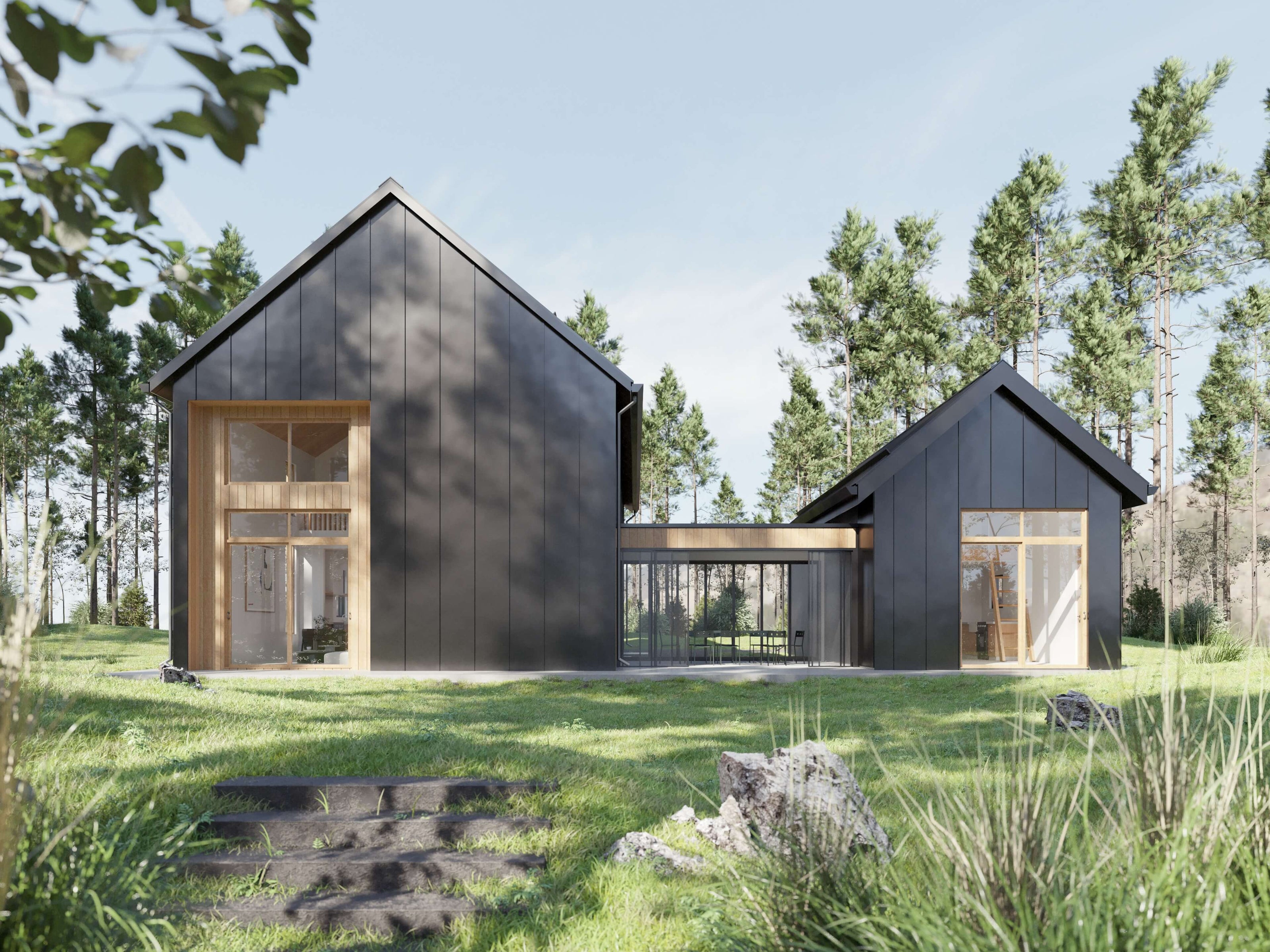 4 Bedroom Twin Barn House